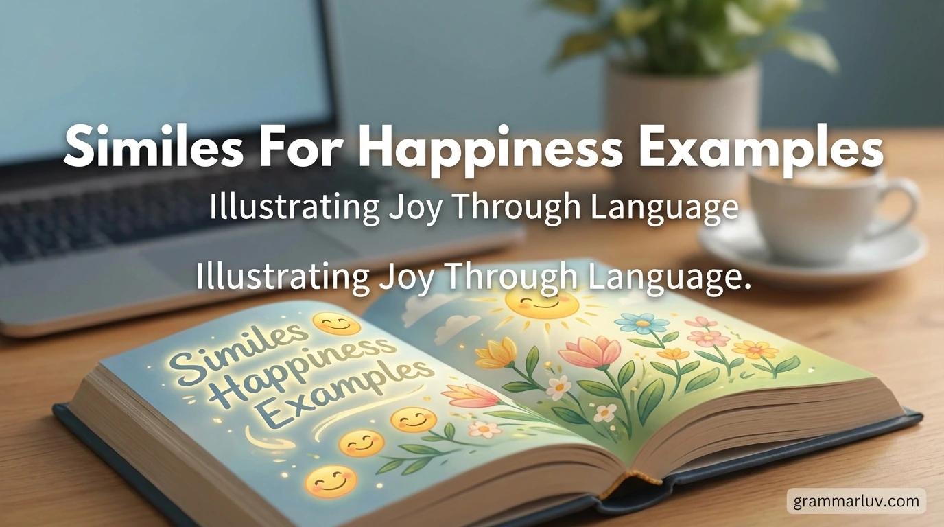 25 Powerful Similes For Happiness Examples That Make Your Writing Shine ...